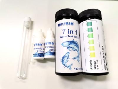 China 7 in 1 Swimming Pool Water Test Strips 100 Pcs Fast Accurate Hard Water Quality Testing Kit for sale