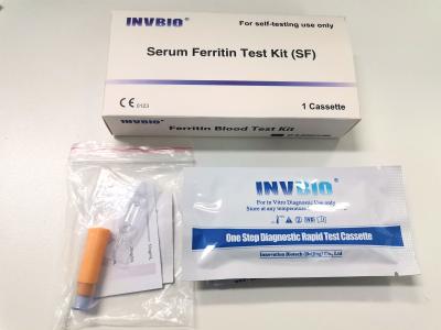 China Human Ferritin Level Blood Rapid Test Cassette Elisa Kit 99.2% Sensitivity 1 Test for sale