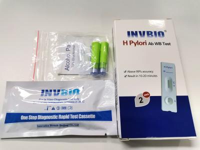China H Pylori Antigen Rapid Test Kit Feces Card 25 Tests CE ISO13485 for sale