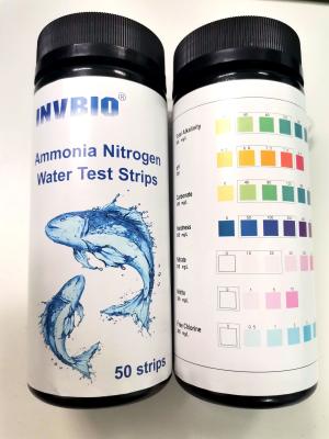 China 7 in 1 Aquarium Water Test Strips 50 or 100 Strips per Bottle CE FSC for sale