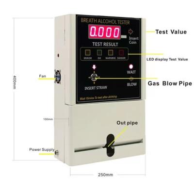 China Electrochemical Led Breath Alcohol Tester At319 Module Changeable for sale