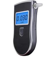 China AT 818 Breathalyzer Alcohol Tester Professional Drive Safety Digital with Semiconductor Sensor 0.000 BAC for sale