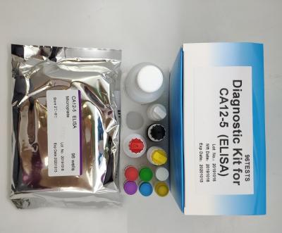 China CA 12-5 ELISA Test Kit Quantitative Determination of Human Cancer Antigen 125 96 Tests for sale