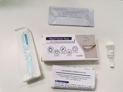 China INVBIO One Step HIV 1 2 Combo Rapid Test Kit Saliva Oral Fluid 99 Percent Accuracy CE for sale