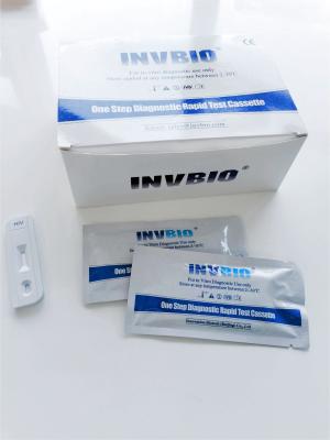 China Antibody Hiv 1 2 Rapid Test Kit Colloidal Gold for sale