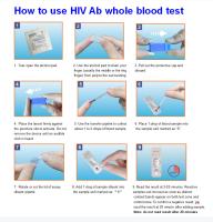 China INVBIO HIV 1 2 Rapid Antibody Test Kit 99 Percent Accuracy Point of Care Screening for sale