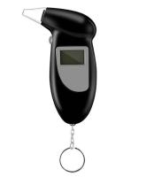 China Police Car Digital Alcohol Breathalyzer Keychain AT168 100pcs per Carton CE RoHS for sale