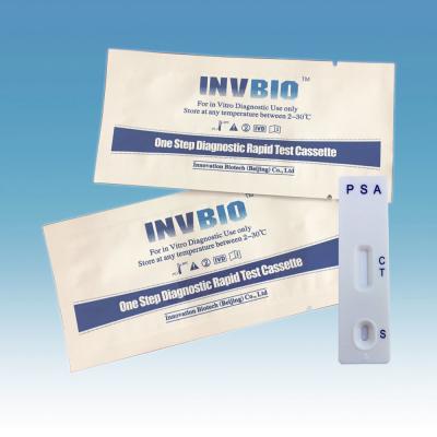 China Tumor Marker PSA Rapid Test Cassette for Prostate Specific Antigen 4ng/mL Sensitivity for sale