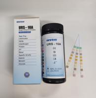 China INVBIO Urinalysis Dipstick Test Strips 100 Tests for Glucose pH Protein Leukocytes Specific Gravity for sale