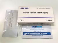 China INVBIO One Step Serum Ferritin Test Kit Finger Blood 30ng/mL 13ng/mL Home Use for sale