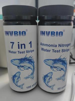 China 7 in 1 Aquarium Drinking Water Analysis Test Strips 100 Pack CE FSC for sale