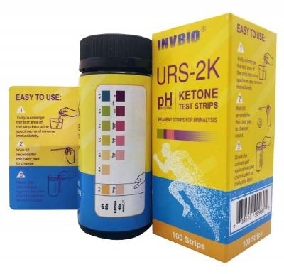 China Multi Test Urine Reagent Strip For 10 Parameters Iso Approved for sale