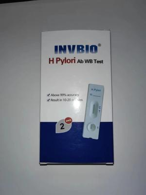 China Ag Feces H Pylori Card Test Ce Quick Detection for sale