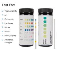 China 16 in 1 Drinking Water Test Strips 100pc Home Water Quality Test for Tap Easy Use for sale
