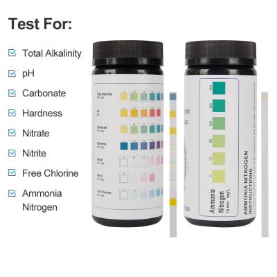 China 16 in 1 Drinking Water Test Strips 100pc Home Water Quality Test for Tap Easy Use for sale
