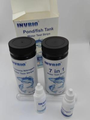 China 7 in 1 Aquarium Pond Fish Tank Water Quality Test Strips 100 Pack CE FSC for sale