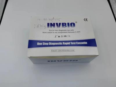 China INVBIO PSA Rapid Test Cassette 99.5% Accuracy Serum Plasma Whole Blood Self Test Kit for sale