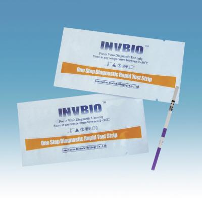 China INVBIO LH Ovulation Rapid Test Kit 25mIU/ml FDA CE FSC Approved Home Fertility Test for sale