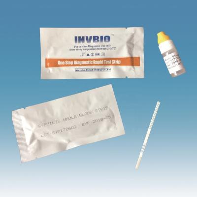 China One Step Accurate Syphilis Ab Rapid Test Card Kit At Home for sale