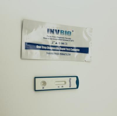 China Treponema Pallidum Antibodies Rapid Syphilis Test Kit 25 Tests Blood Diagnosis for sale