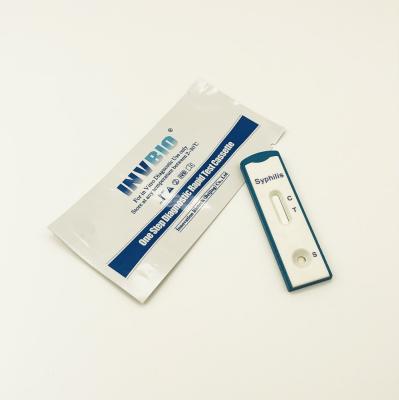 China One Step Syphilis Gonorrhea Rapid Test Cassette Home Use Ce Certificate for sale