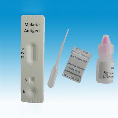 China INVBIO Malaria Pf/Pv Ab Rapid Test Kit 25 Tests Box Whole Blood Serum Plasma 99% Accuracy for sale