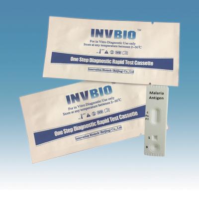 China INVBIO Malaria Pf/Pv Ab Card Rapid Test Kit 98% Accuracy Cassette for Infectious Disease Diagnosis for sale