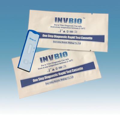 China INVBIO At Home Rapid Strep A Throat Swab Antigen Test Kit 25 Tests 99% Accuracy for sale