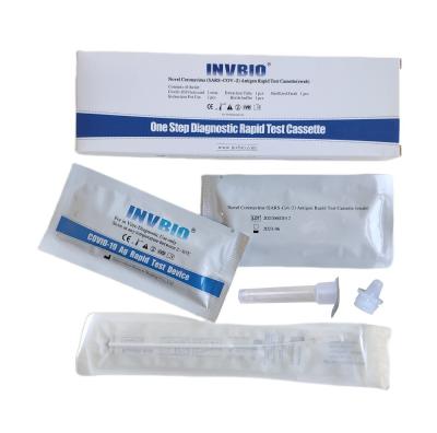 China Covid-19 Antigen Nasal Swab Rapid Test Kit 25 Tests 15 Minute Results CE FSC for sale