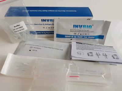 China Covid 19 Antigen Rapid Test Kit CE Approved Home Use 15 Minutes 99% Accuracy for sale