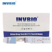 China INVBIO ETG Alcohol Urine Test Dip Card 1 Panel 80 Hour Detection Window for sale