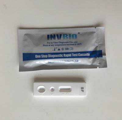 China INVBIO Serum Ferritin Rapid Test Cassette CE Approved 1 Test Box Blood Iron Deficiency Anemia for sale