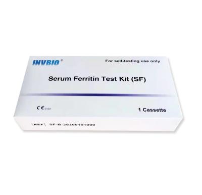 China INVBIO Ferritin Test Kit 3.0mm CE Approved for Whole Blood Serum Iron Storage Testing for sale
