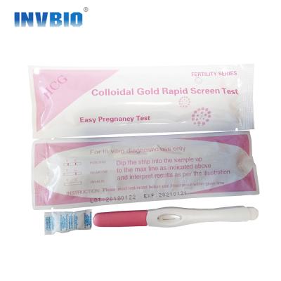 China Early Detection Midstream Hcg Pregnancy Urine Test One Step for sale
