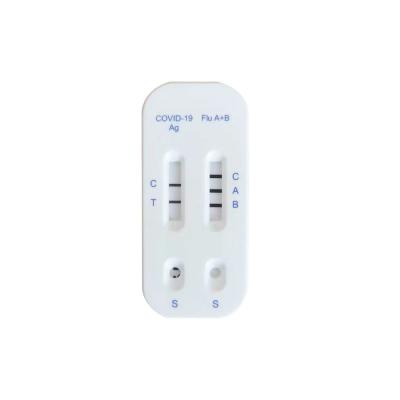 China SARS-CoV-2 Influenza A B Rapid Antigen Test Cassette 1pcs Box CE FSC for sale