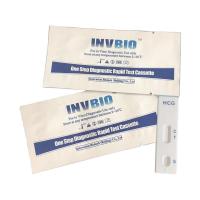 China INVBIO HCG Pregnancy Test Card 25mIU/ml Sensitivity CE ISO13485 for sale