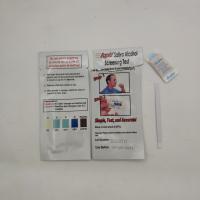 China INVBIO Personal One Step Saliva Alcohol Test Strip 25 Strips / Box for sale