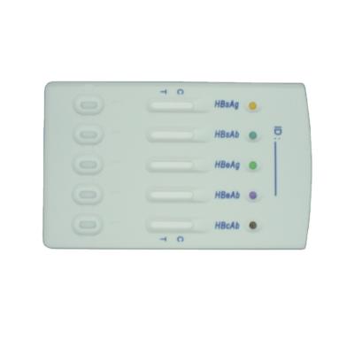 China HBV Infectious Disease Rapid Test Kits For Hepatitis B Multi 5 Test Panel for sale