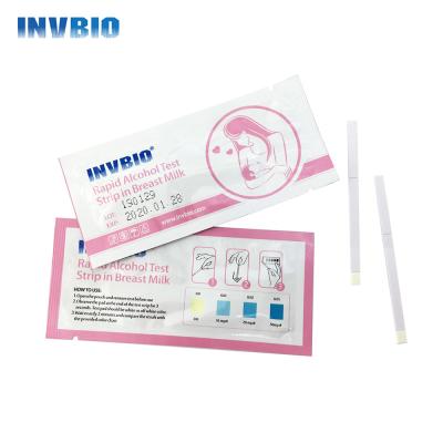 China 99% Accuracy Rapid Test Cassette Breastmilk Alcohol Test Strips for sale