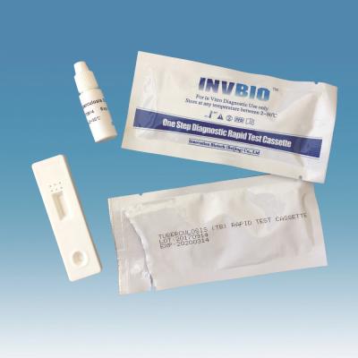 China INVBIO One Step TB Rapid Test Kit Serum Plasma 25 Tests Box 96.7% Accuracy for sale