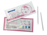 China INVBIO Disposable Alcohol Test Strips for Breast Milk 10 mg/dL 25pcs ISO 13485 for sale