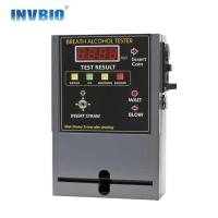 China Coin Operated Breathalyzer Alcohol Tester with Alarm Fuel Cell Sensor 0.000-2.000mg/l for sale