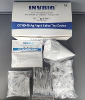China INVBIO Covid-19 Ag Saliva Rapid Test Kit 100% Specificity 25 Tests per Box for sale