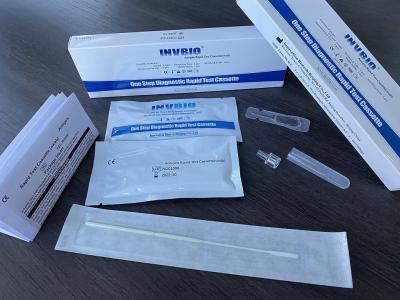 China SARS-CoV-2 Antigen Rapid Test Kit Nasal Swab Card 25 Tests CE FSC for sale