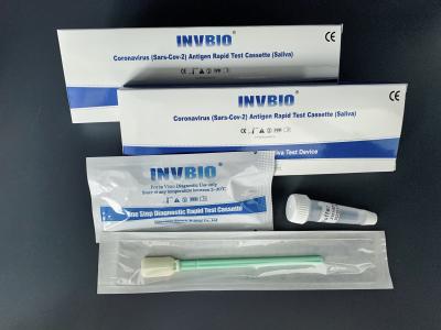 China INVBIO Accuracy Coronavirus Saliva Rtk Test 5pcs/ Box Qualitative Detection for sale