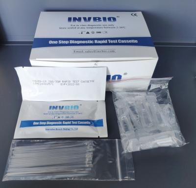 China INVBIO COVID-19 IgG/IgM Rapid Test Kit 96.8% Accuracy CE Certified 25 Tests per Box for sale