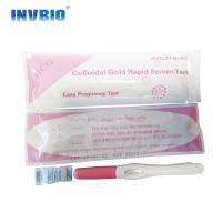 China INVBIO HCG Pregnancy Test Midstream Rapid Home Kit 25mIU/ml Sensitivity CE ISO for sale
