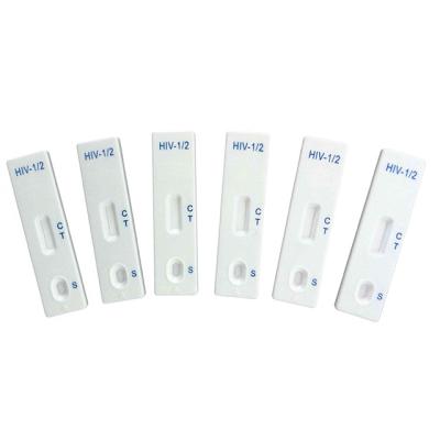 China Home White 99% Infectious Disease Rapid Test Plastic Empty Cassette for HIV 96T for sale