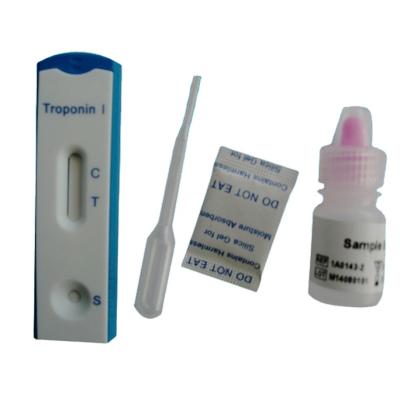 China Troponin I Rapid Test Uncut Sheets 1.0ng/mL Sensitivity OEM Packaging for sale