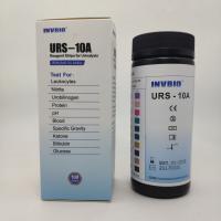 China INVBIO 10 Parameter Urinalysis Test Strips 100 Strips per Bottle CE Marked for sale
